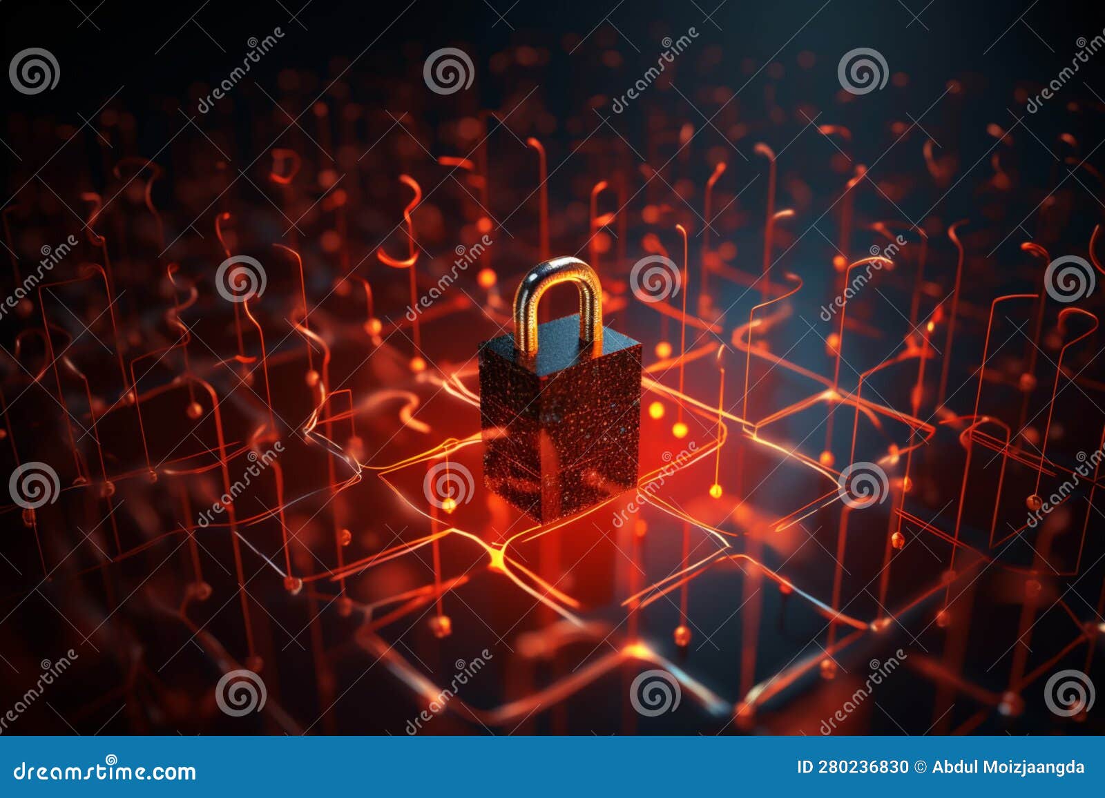 A Cryptic and Secure Network Concept Emerges on a Dark Background ...