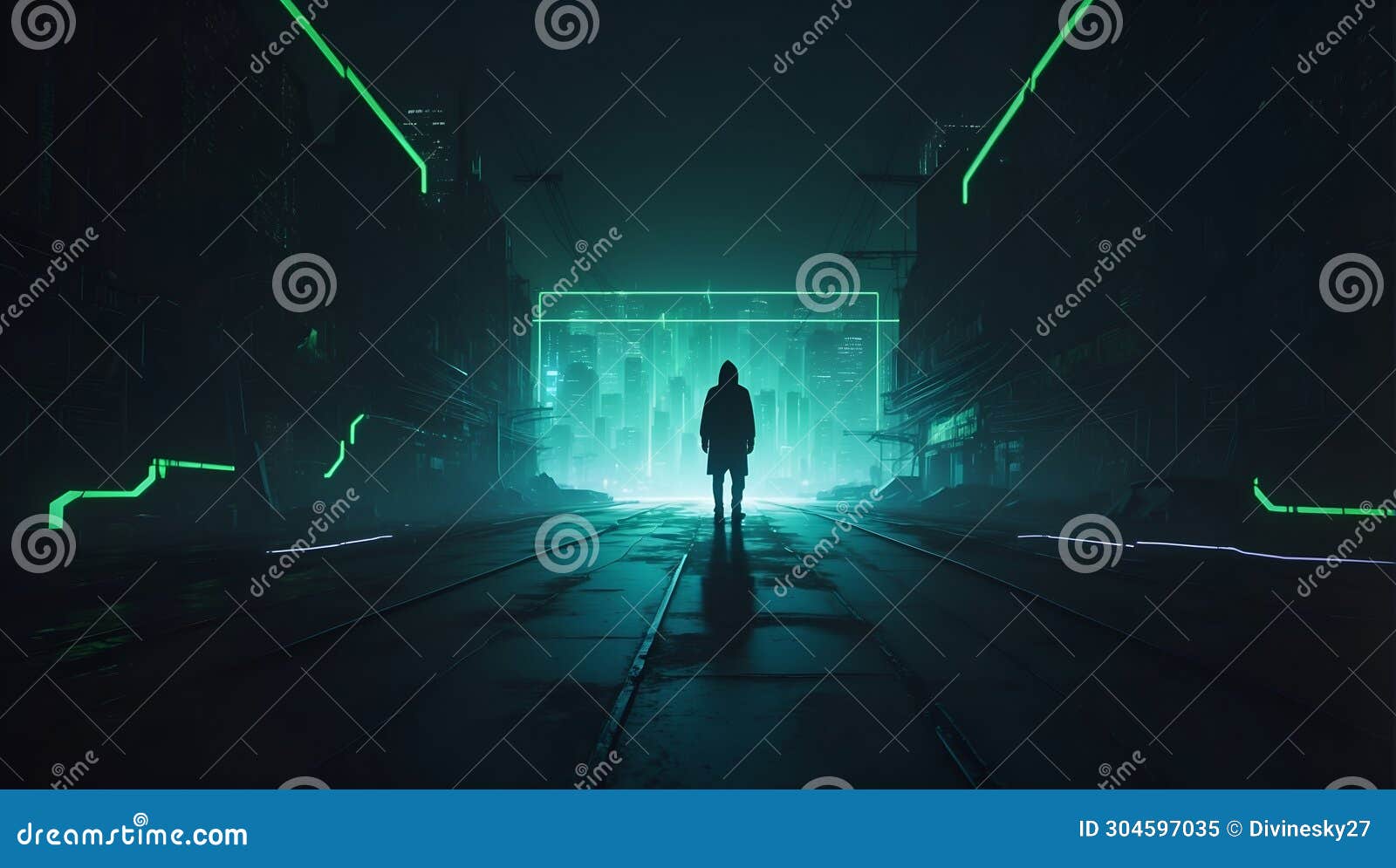 Cryptic Shadows Unleashed. Generative AI Stock Illustration ...