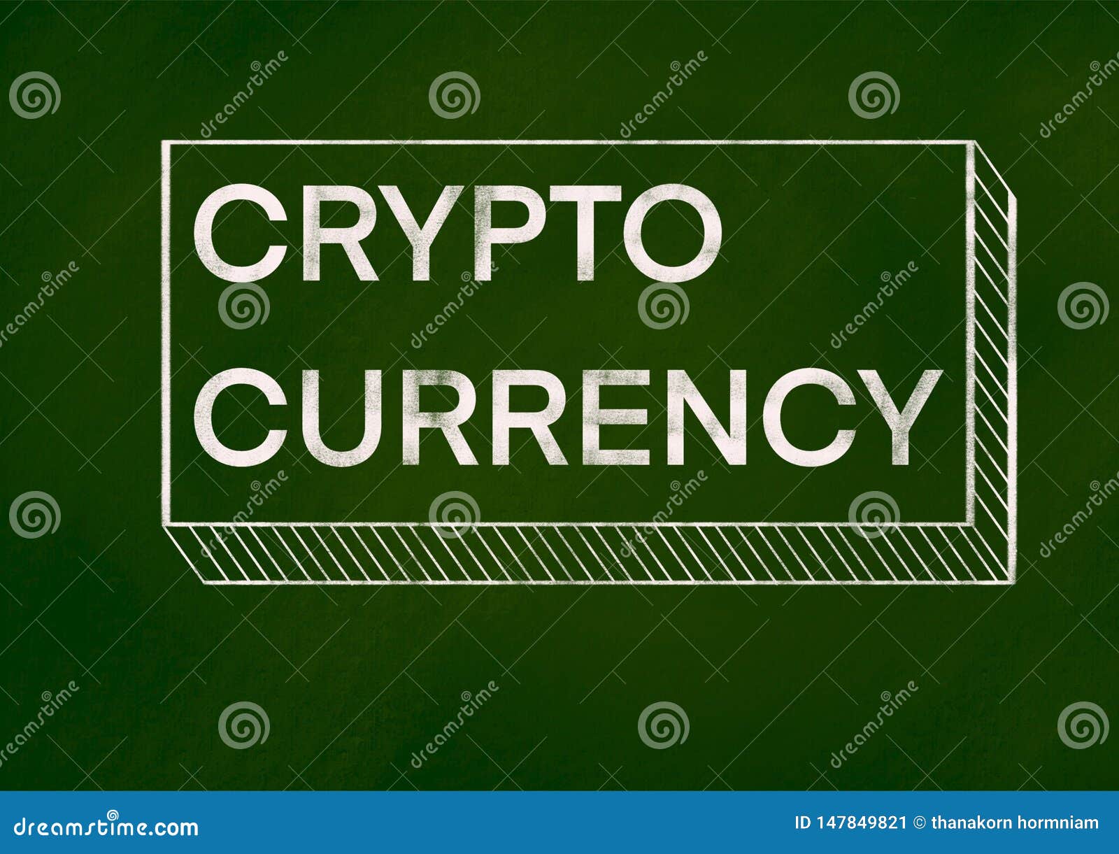 Crypto Currency Background Concept Stock Illustration - Illustration of ...