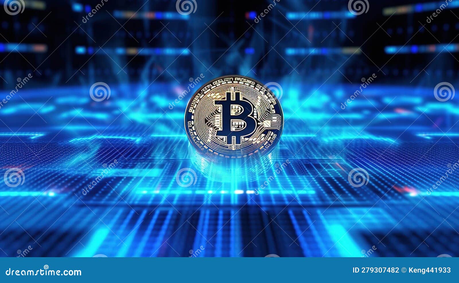 Crypto Currency Background with Various of Shiny Silver and Golden ...