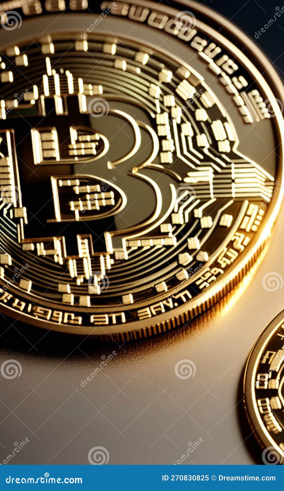 Crypto Currency Coins Different Types Stock Illustration - Illustration ...