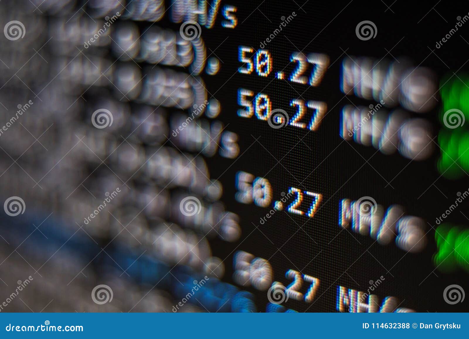 Crypto Currency Mining on the Monitor of an Office Computer. the ...