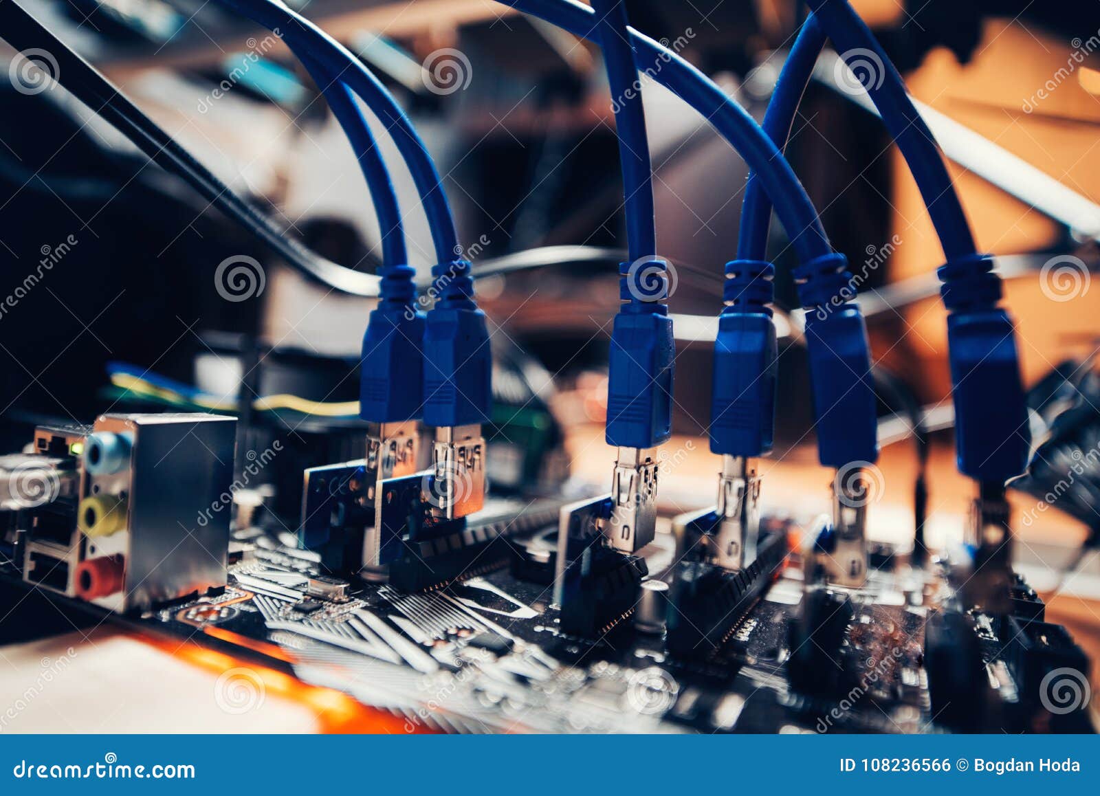 Cryptocurrency Mining Rig Technological Details. Graphics Cards ...