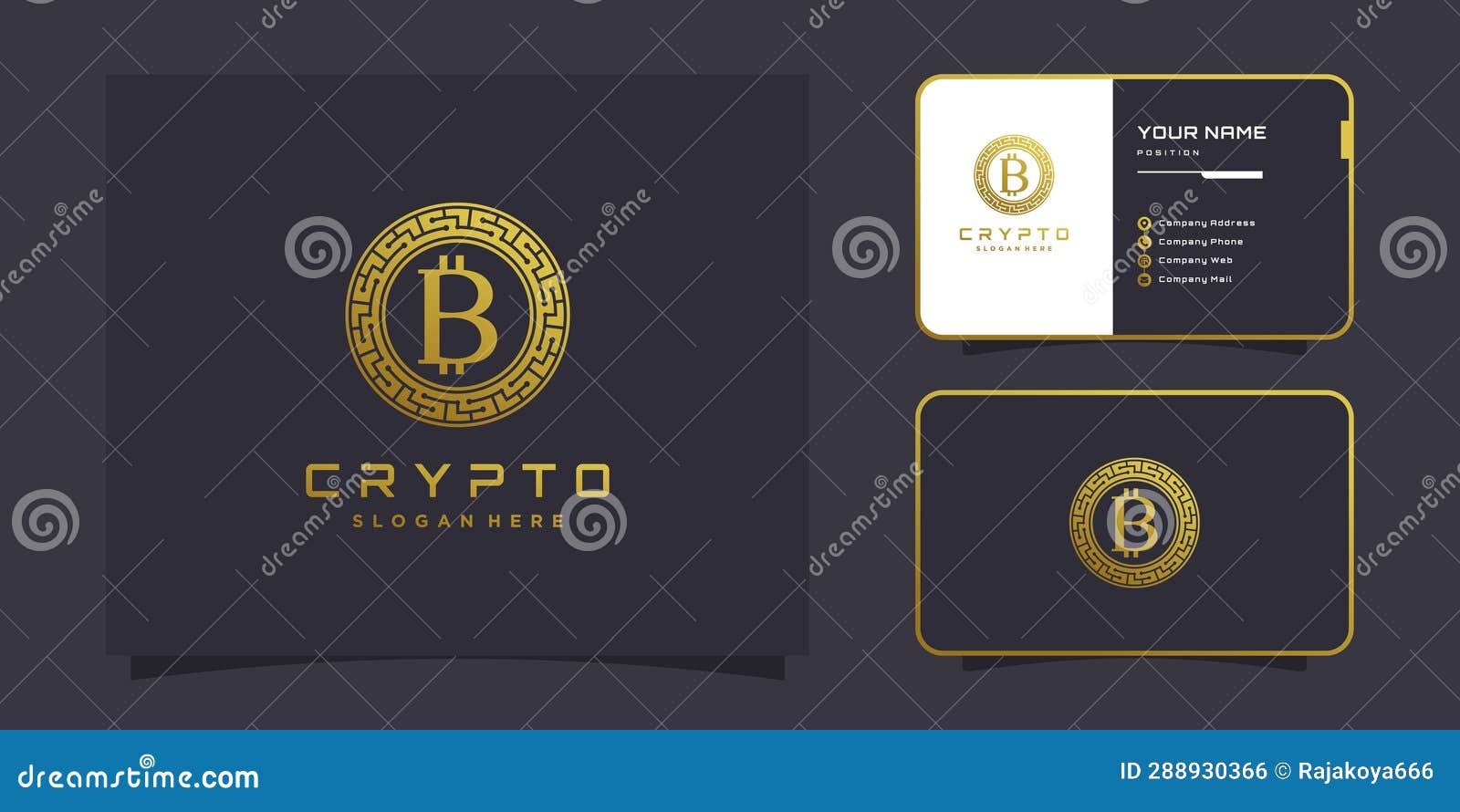 Crypto Logo with Modern Creative Concept Premium Vector Stock Vector - Illustration of trade ...