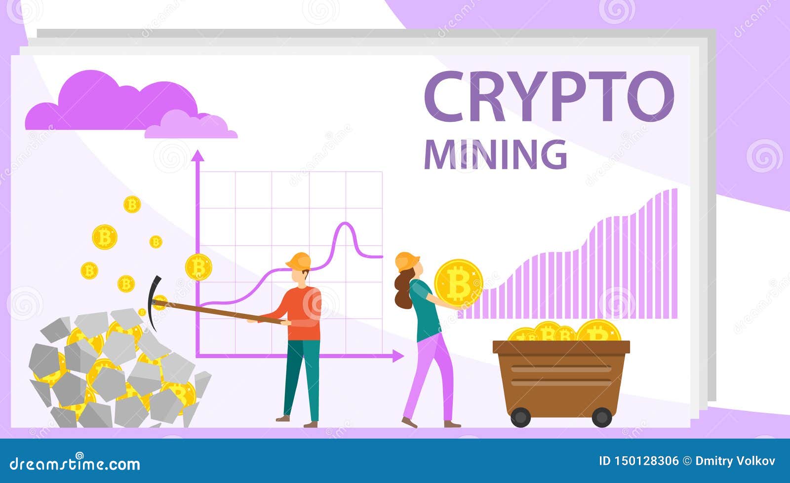 Resource Extraction Landing Page Template. Tiny Man Chaacter With Huge ...