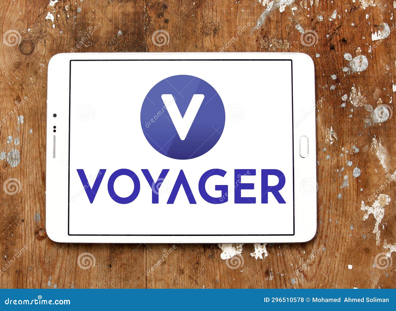 Cryptocurrency Company Voyager Logo Editorial Stock Photo - Image of ...