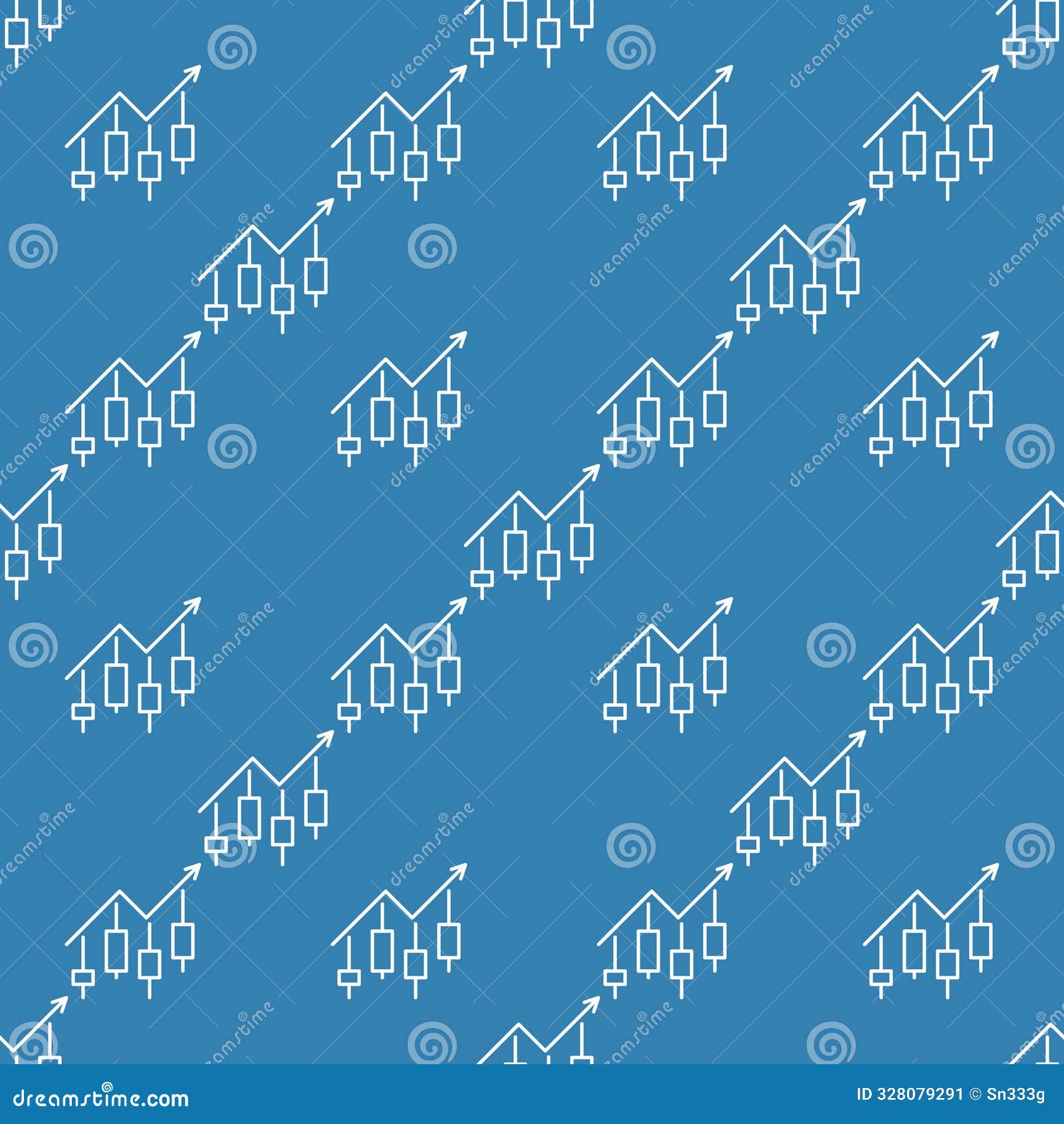Vector Candlestick Chart Pattern On Laptop Screen Outline Icon Or Sign ...