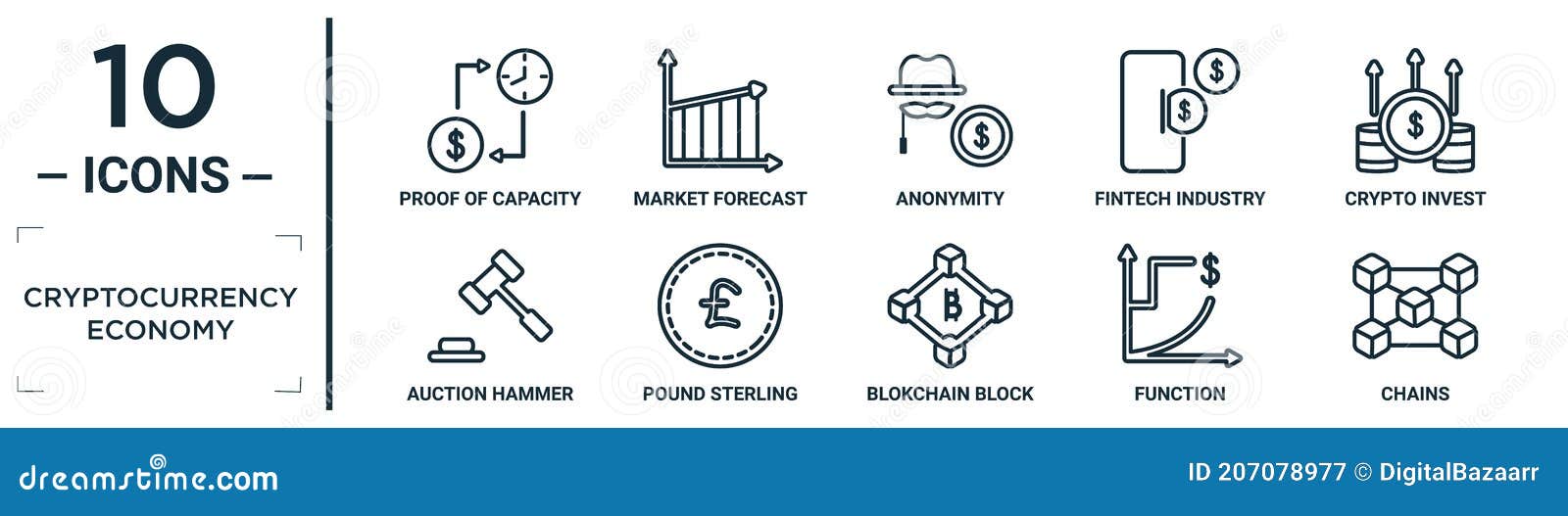 Crypto Invest Vector Icon On White Background. Flat Vector Crypto ... Crypto Invest Vector Icon On White Background. Flat Vector Crypto ...