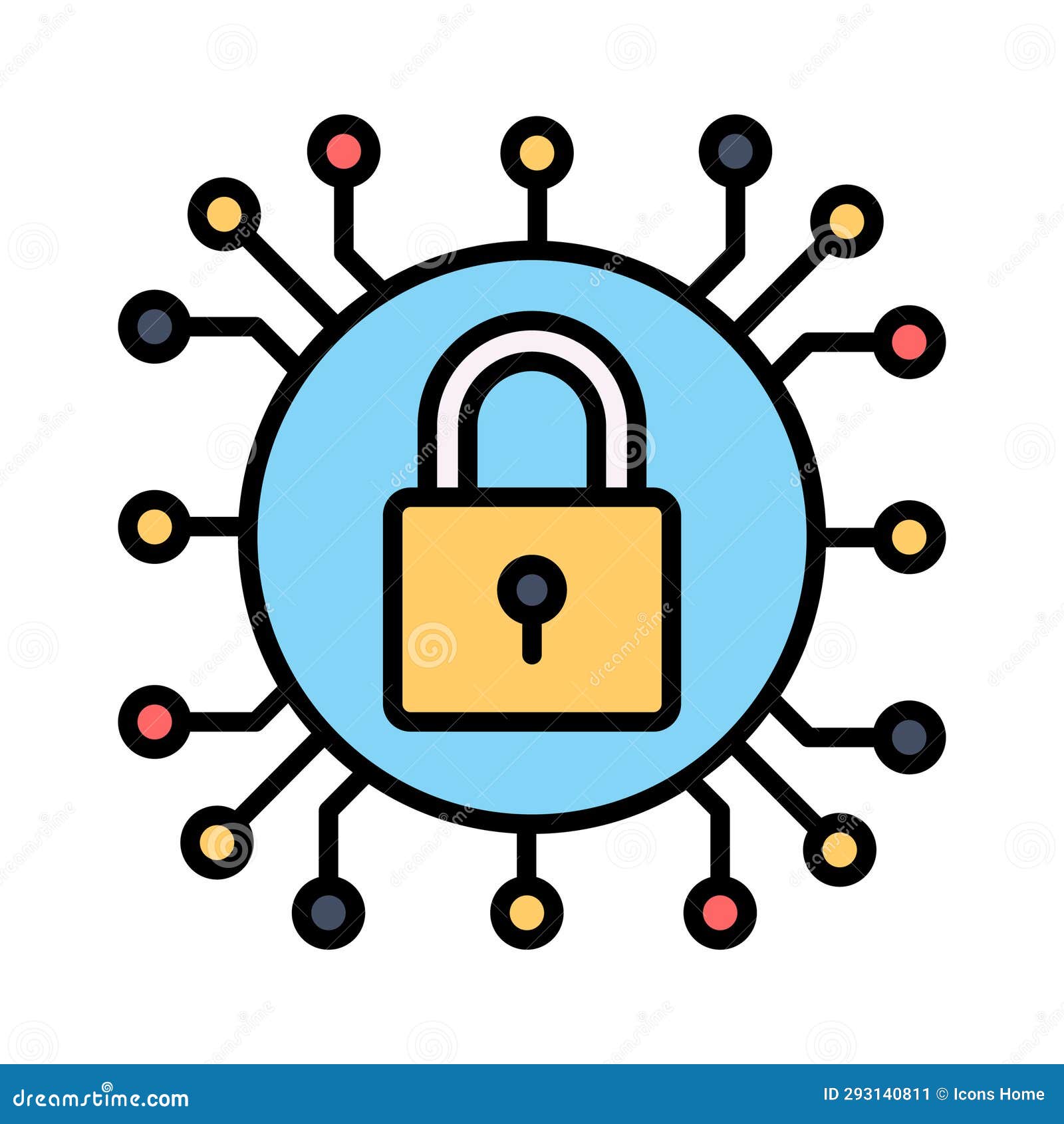 Cryptocurrency Encryption Vector Design, Ready To Use Icon Stock Vector ...