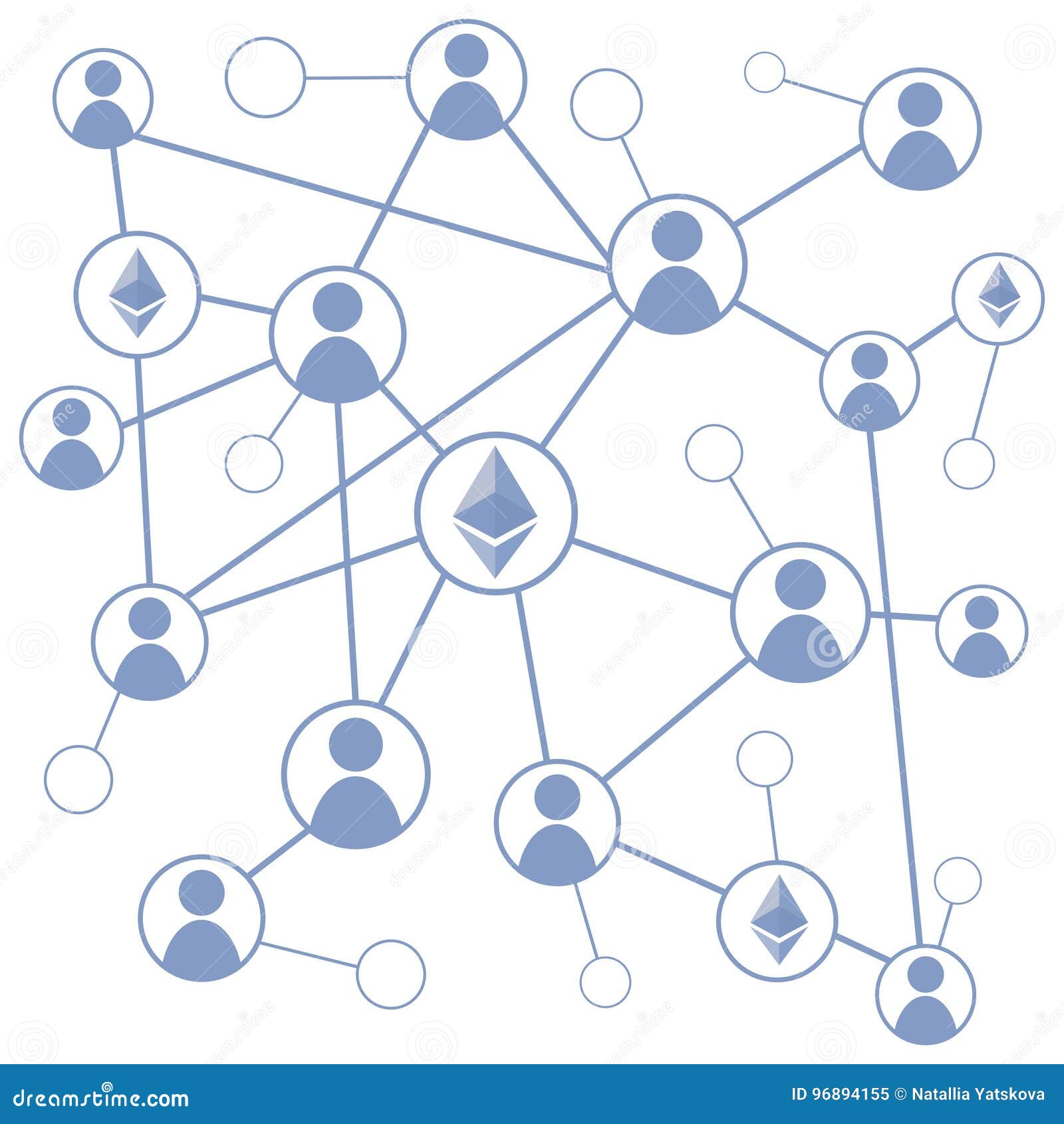 Cryptocurrency Ethereum Concept Stock Vector - Illustration of exchange ...