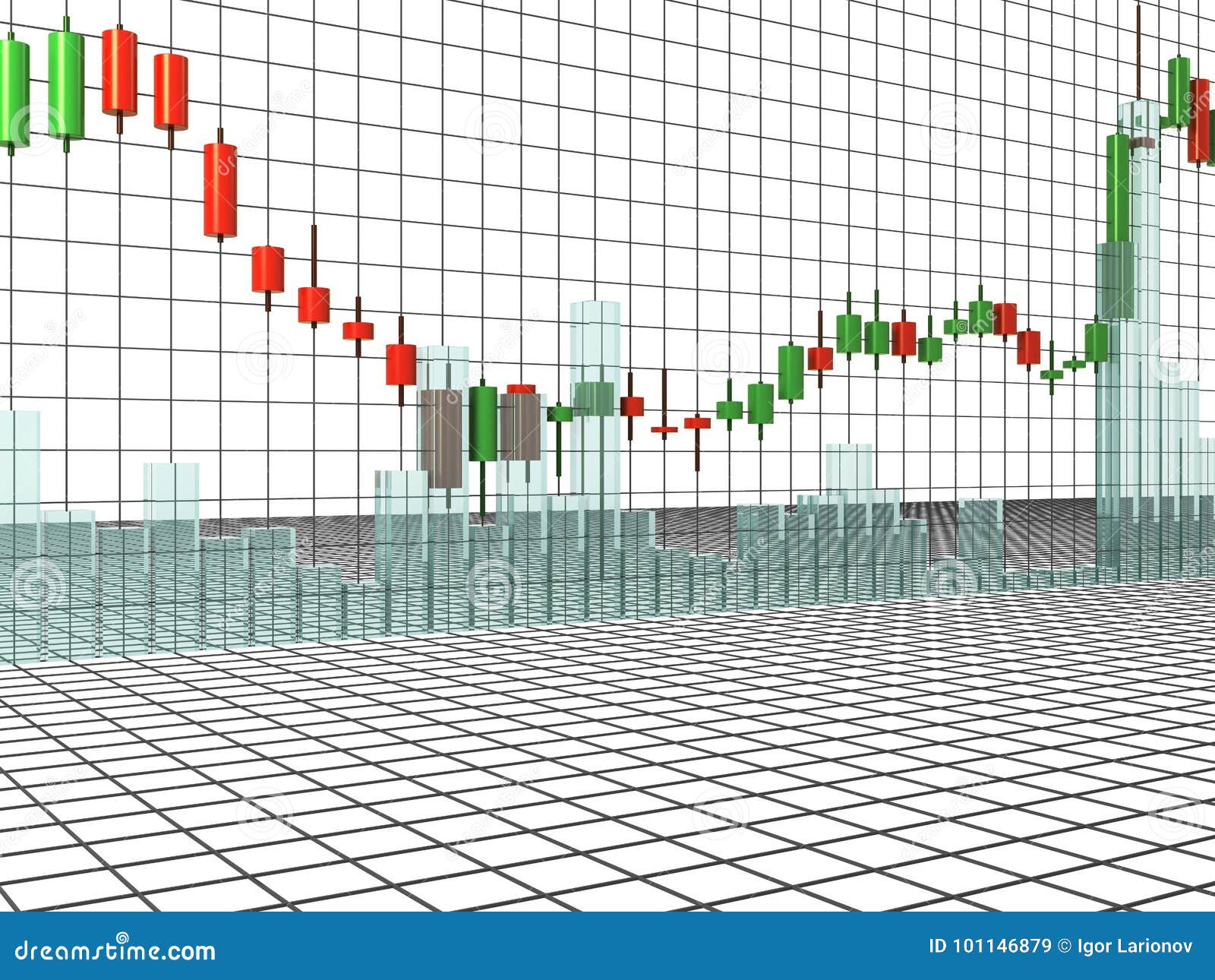 Graph of Crypto-currency. stock illustration. Illustration of ...