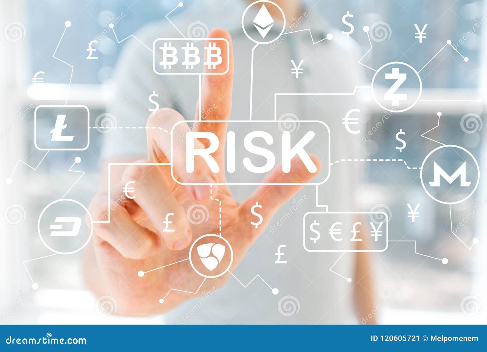 Cryptocurrency Risk Theme with Young Man Editorial Photo - Image of ...