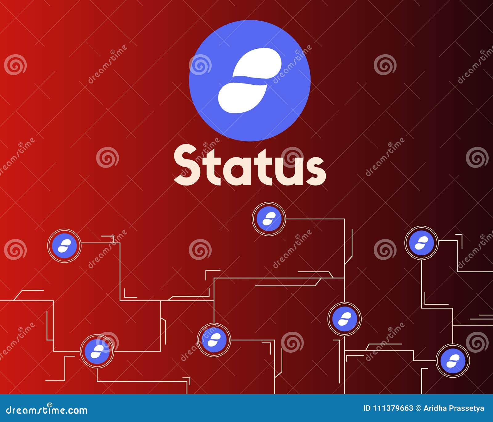 Cryptocurrency Status Style Digital Payment Background Editorial Stock ...