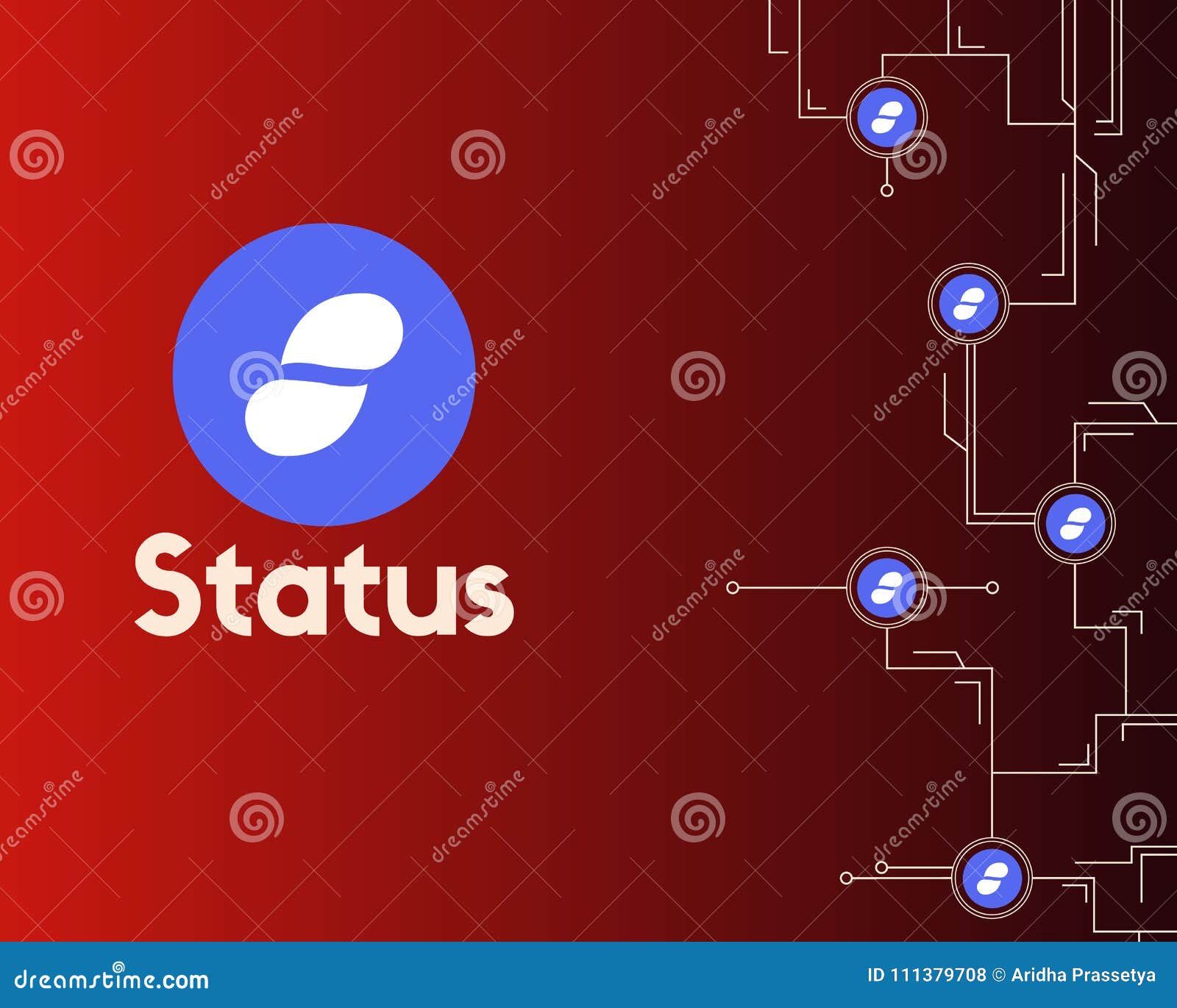 Cryptocurrency Status Style Digital Payment Background Editorial Stock ...