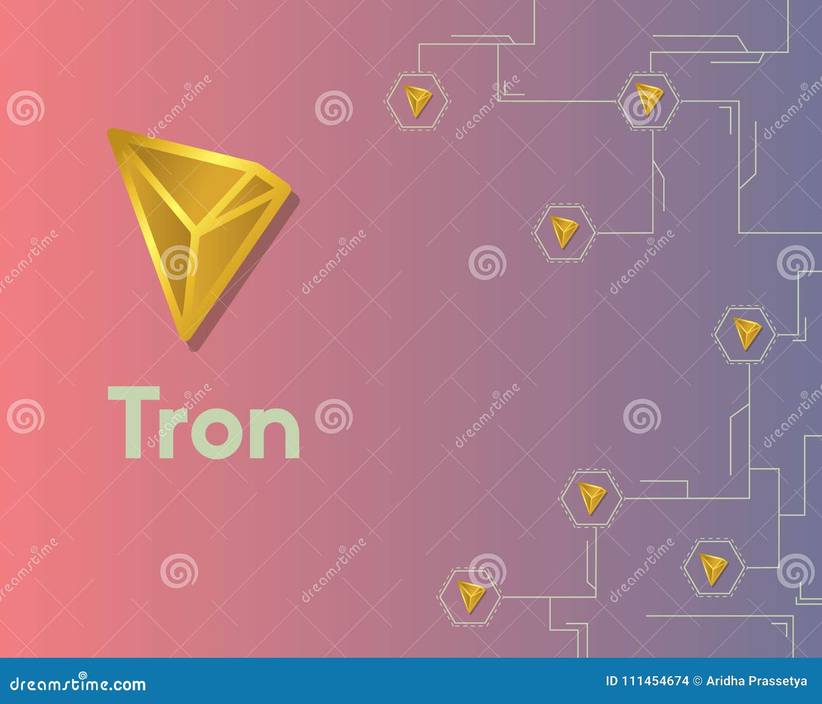 Blockchain Circuit Networking Concept. Distributed Ledger Techno Vector Illustration ...