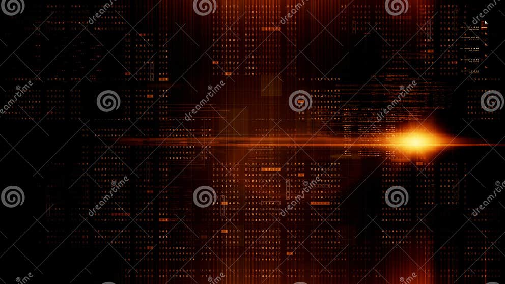 Cryptographic Matrix Blockchain Data Simulation Stock Illustration Illustration Of Checksum