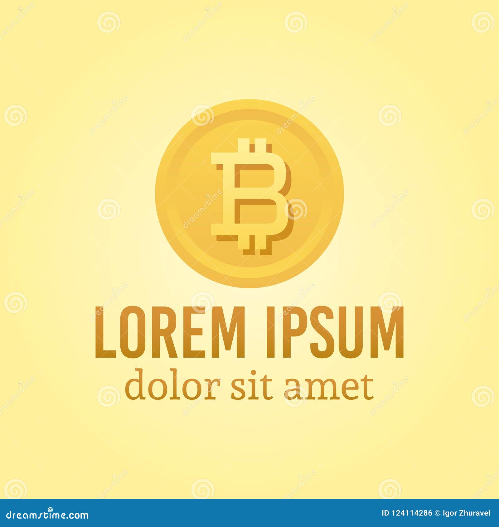 Cryptography Currency Vector Logo Template Stock Vector - Illustration ...