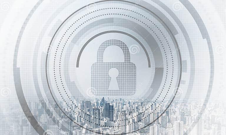 Cryptography and Encryption Algorithm Concept Stock Image - Image of ...