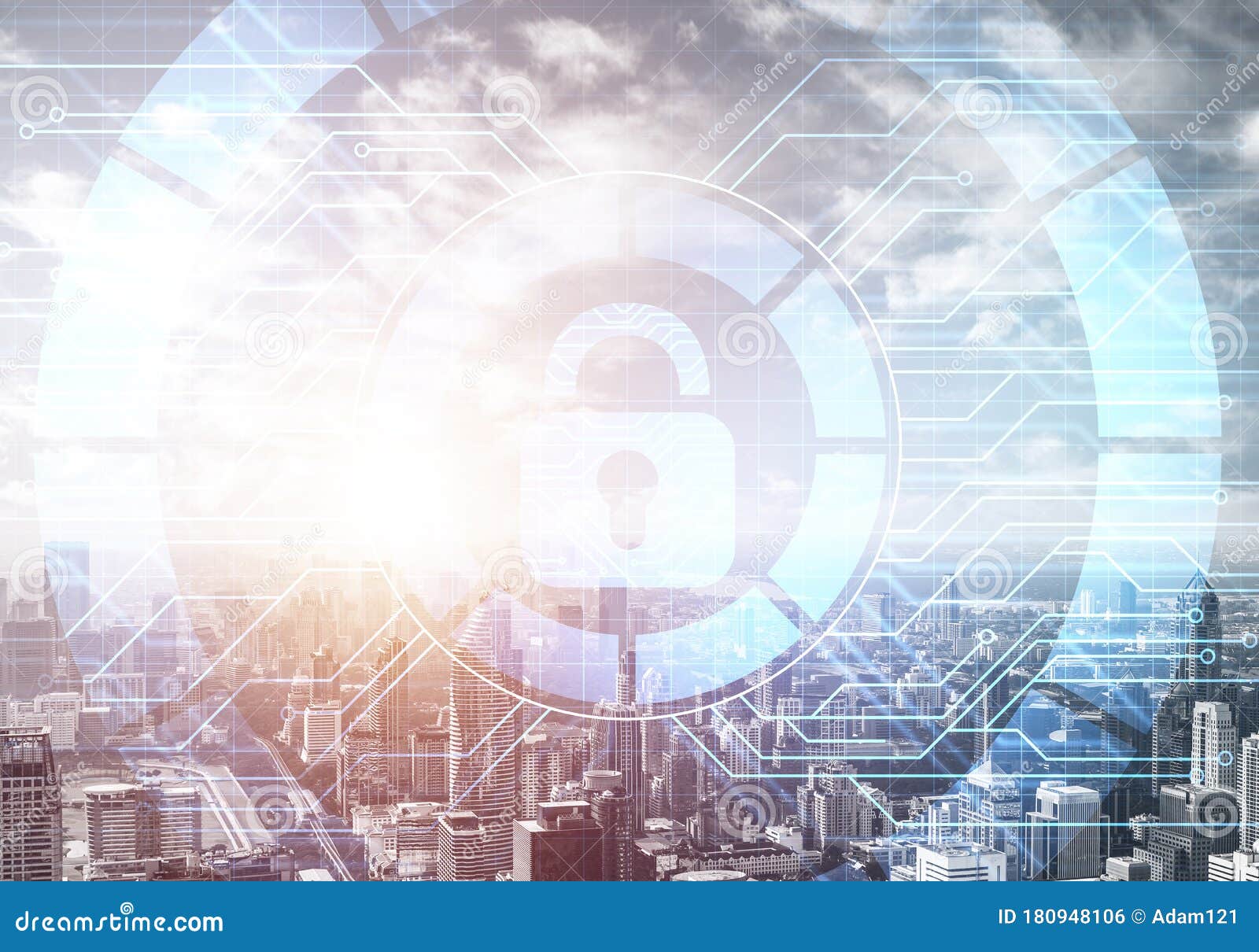 Cryptography and Encryption Algorithm Concept Stock Photo - Image of ...
