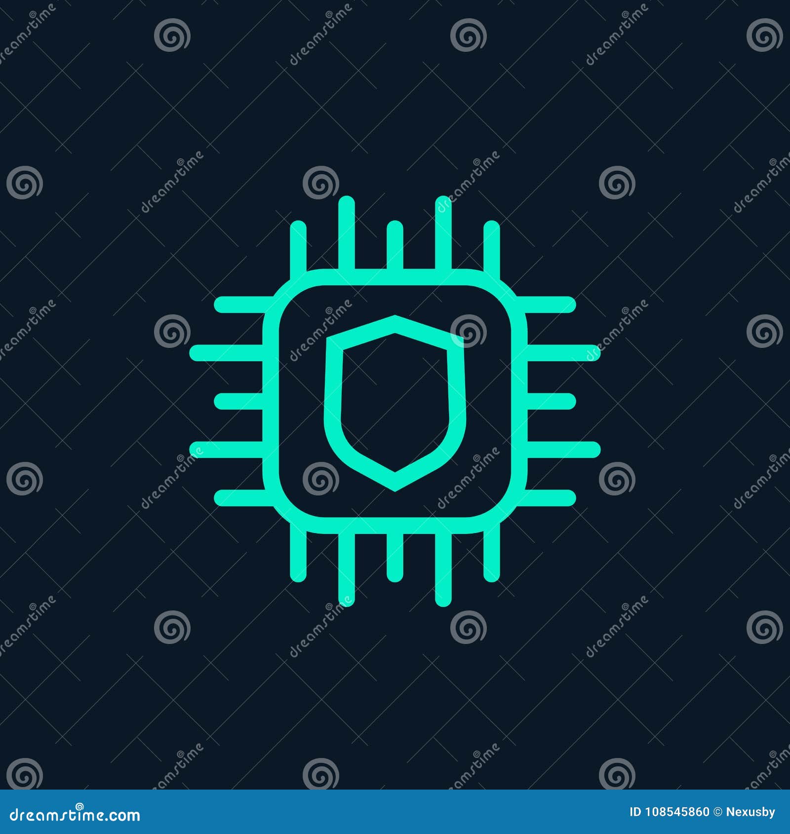 Cryptography Icon. Cartoon Vector | CartoonDealer.com #113961739