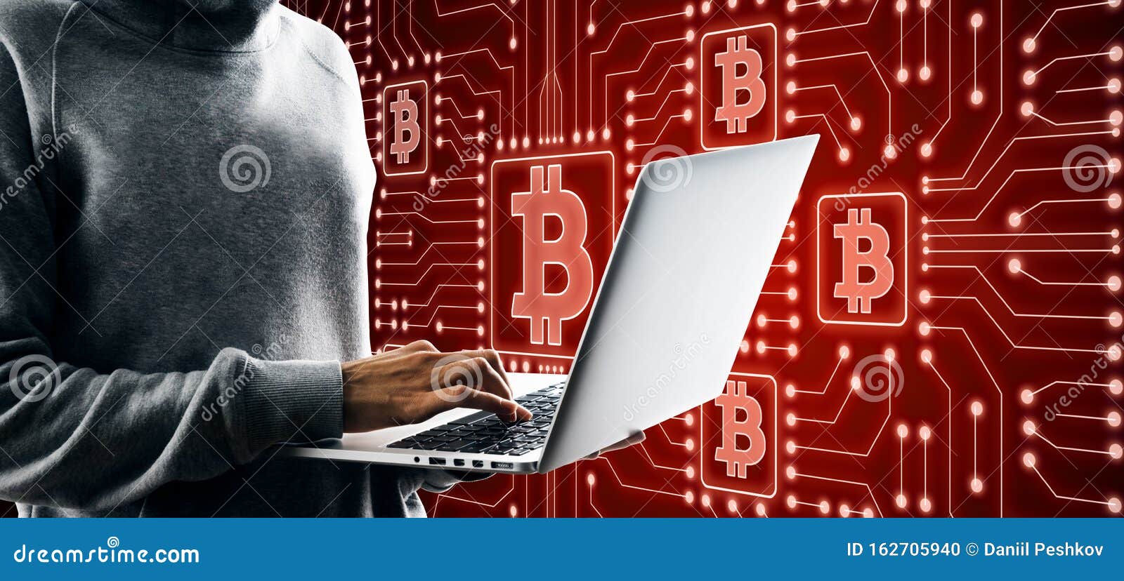 Cryptography and Malware Concept Stock Photo - Image of hacker ...