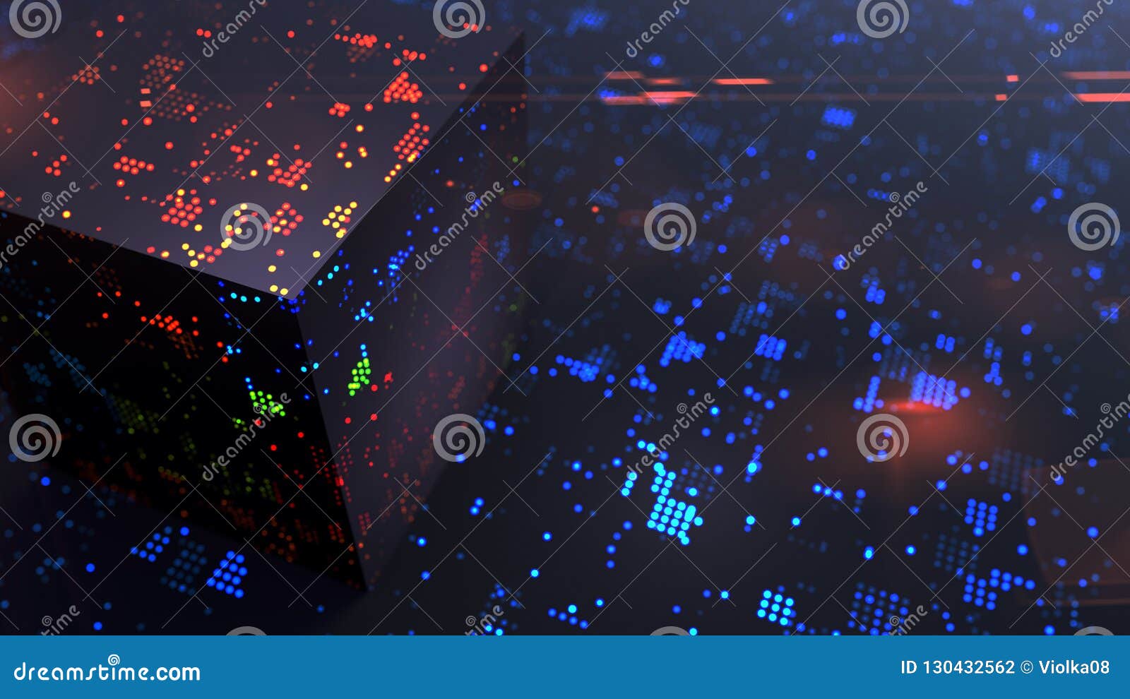 Cryptography of Modern Computer Communication Technology Stock Photo ...