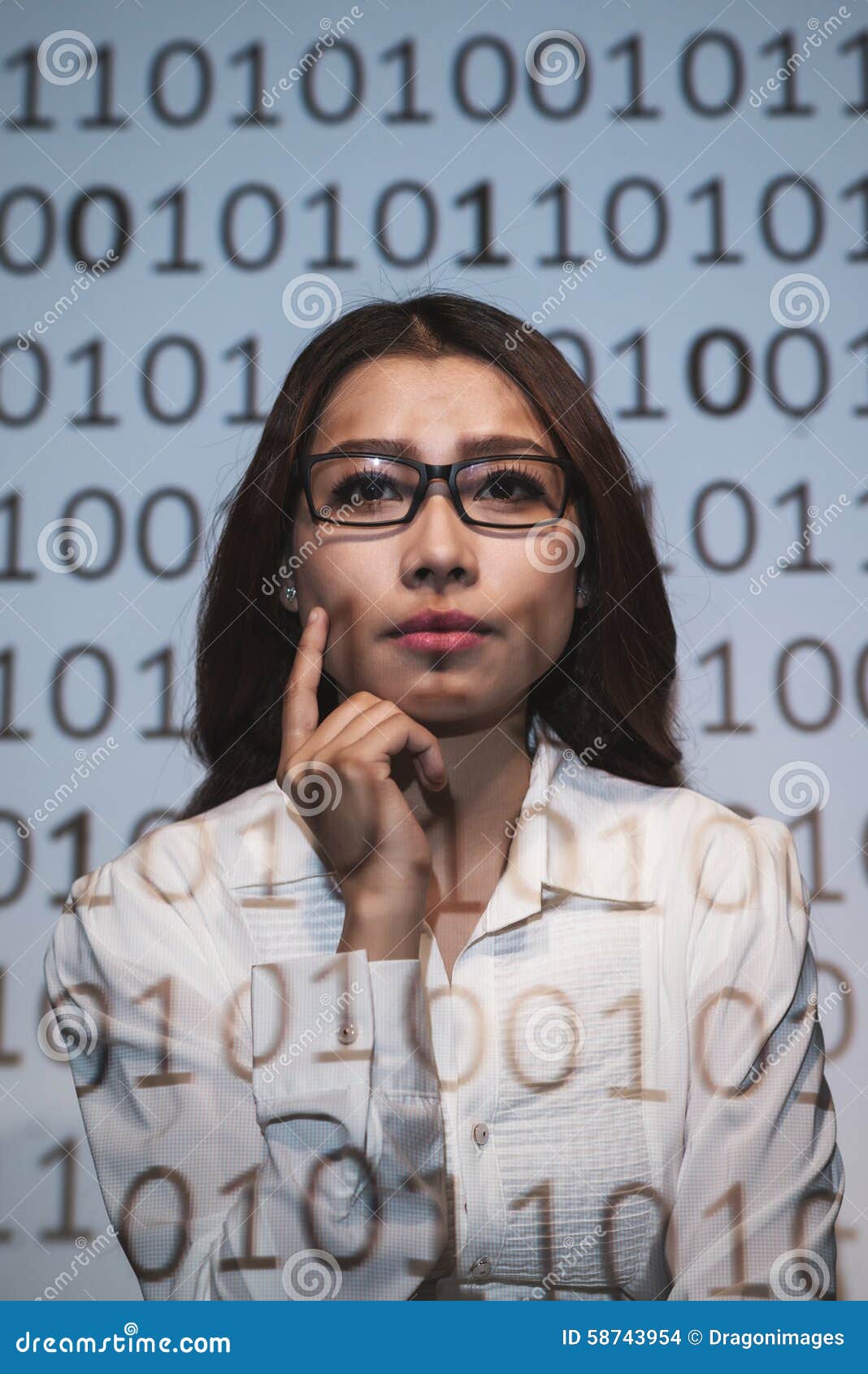 Cryptography stock photo. Image of bookkeeper, asian - 58743954