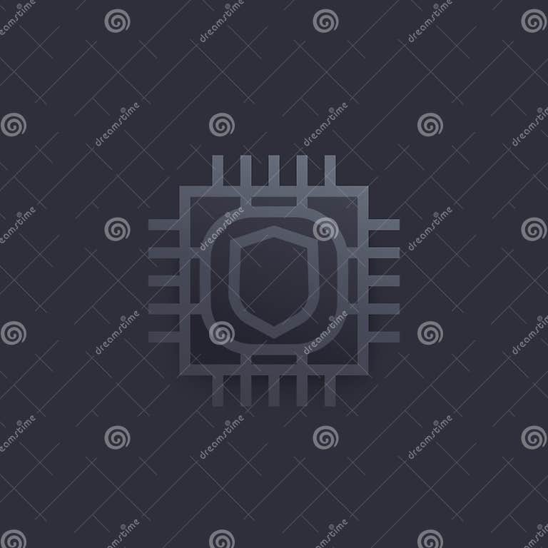 Cryptography vector icon stock vector. Illustration of digital - 123684020