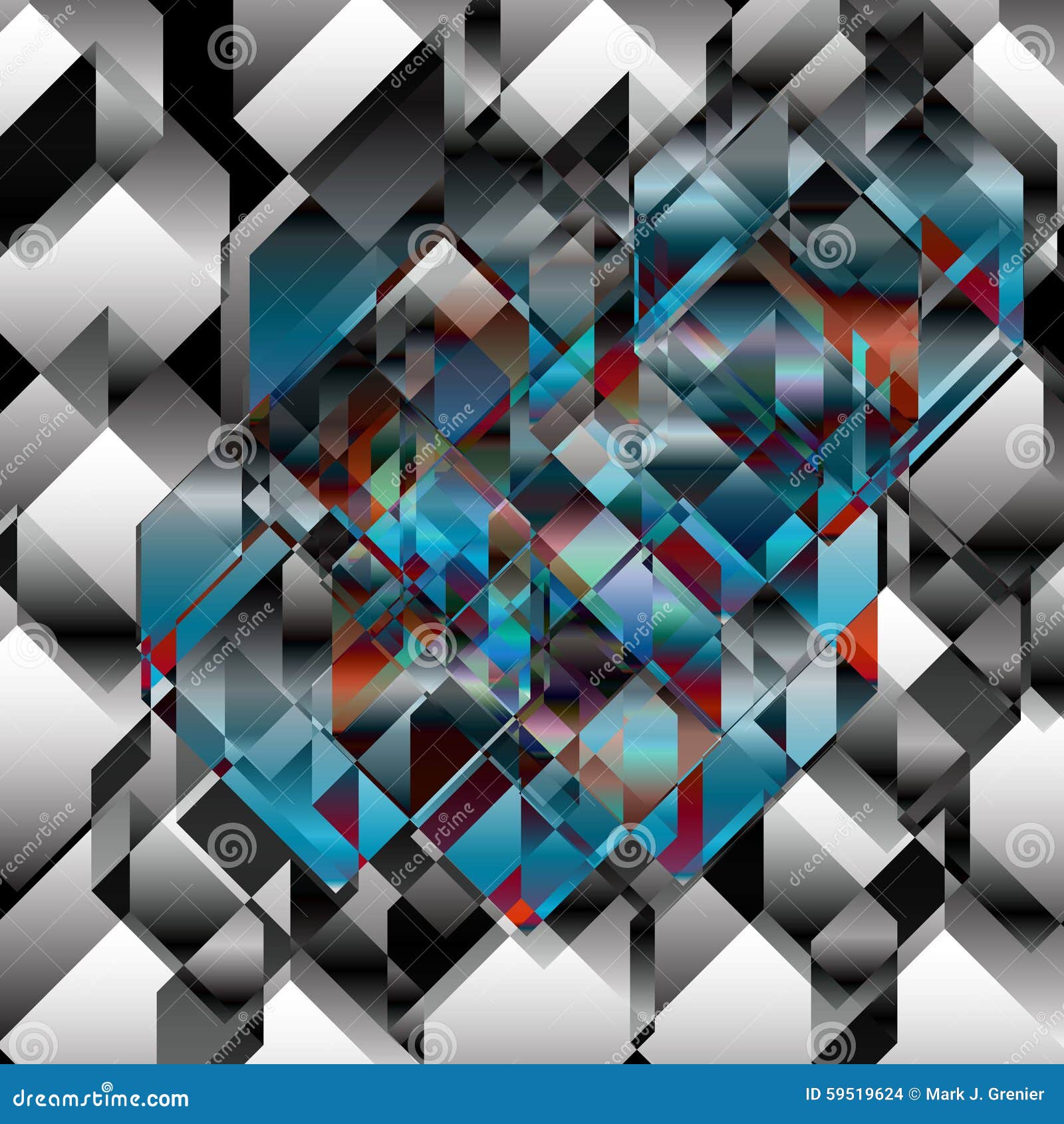 Crystal Abstract stock vector. Illustration of digital - 59519624