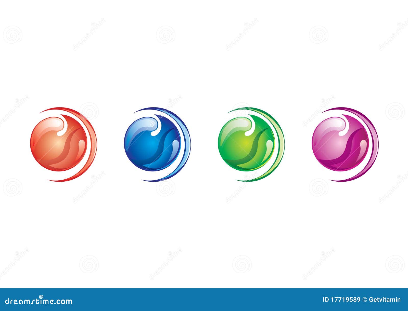 Crystal ball stock vector. Illustration of green, gemstone - 17719589