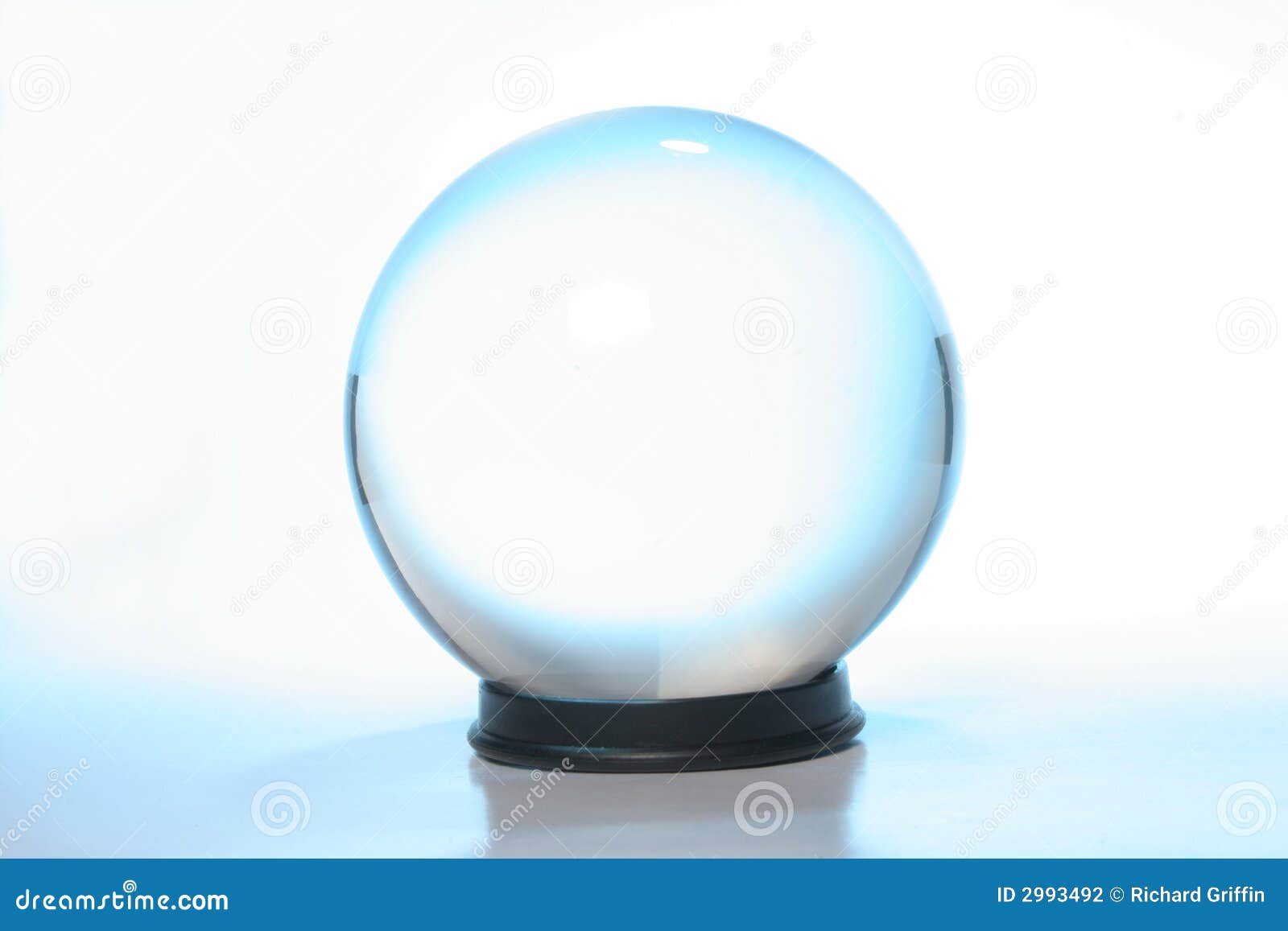 Crystal Ball stock photo. Image of blue, glass, crystal - 2993492