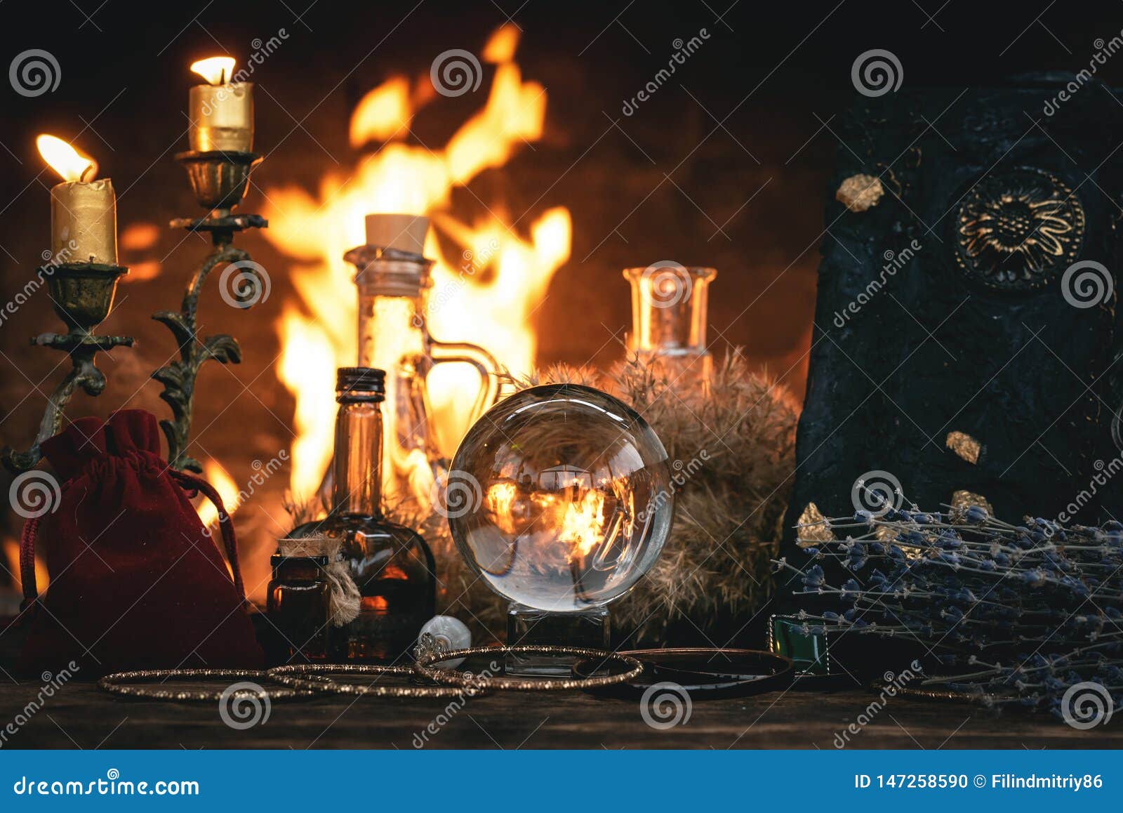 Crystal ball. stock photo. Image of fortune, future - 147258590