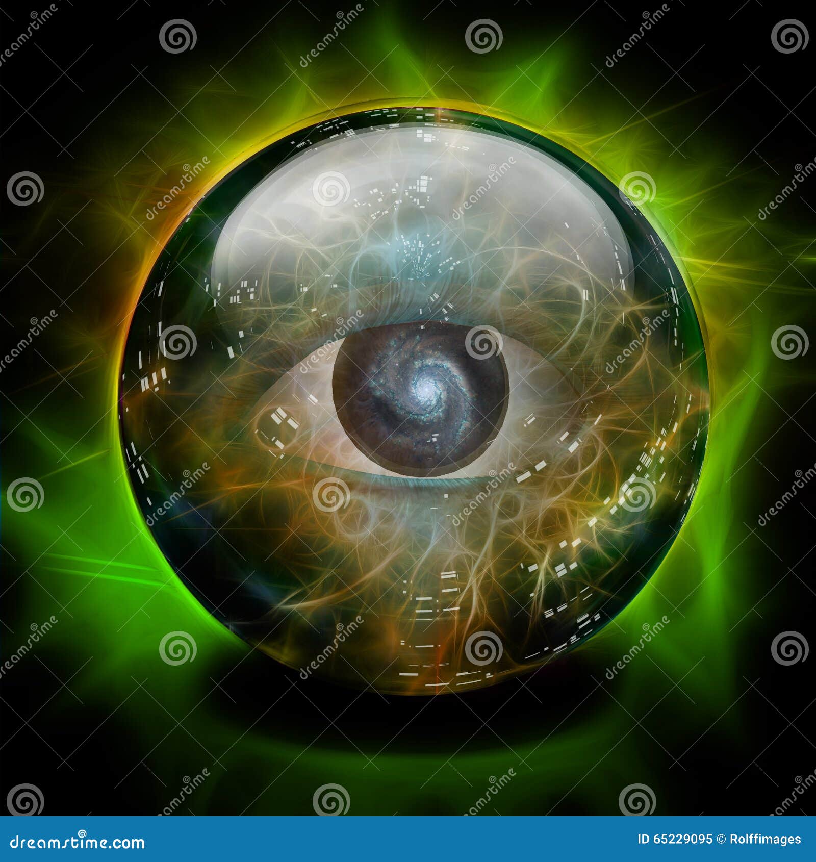 Crystal Ball stock illustration. Illustration of graphic - 65229095
