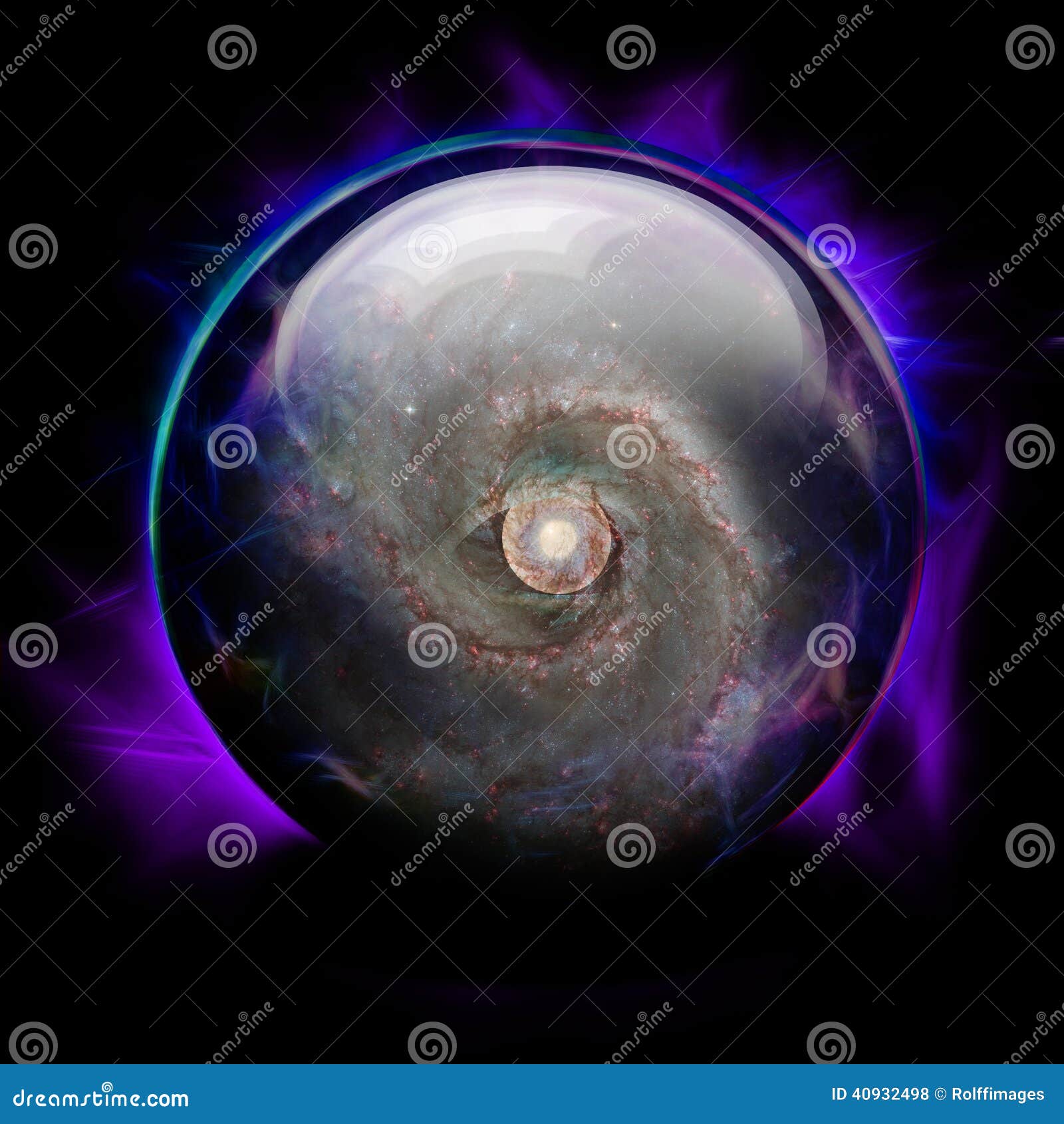 Crystal Ball stock illustration. Illustration of fantasy - 40932498