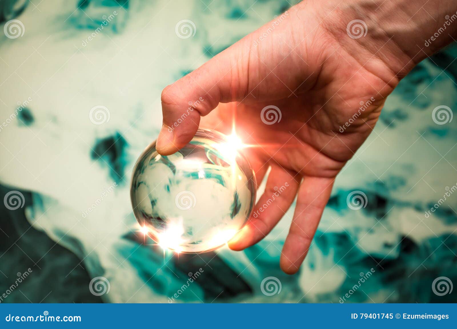 Crystal Ball Galaxy stock image. Image of inspiration - 79401745