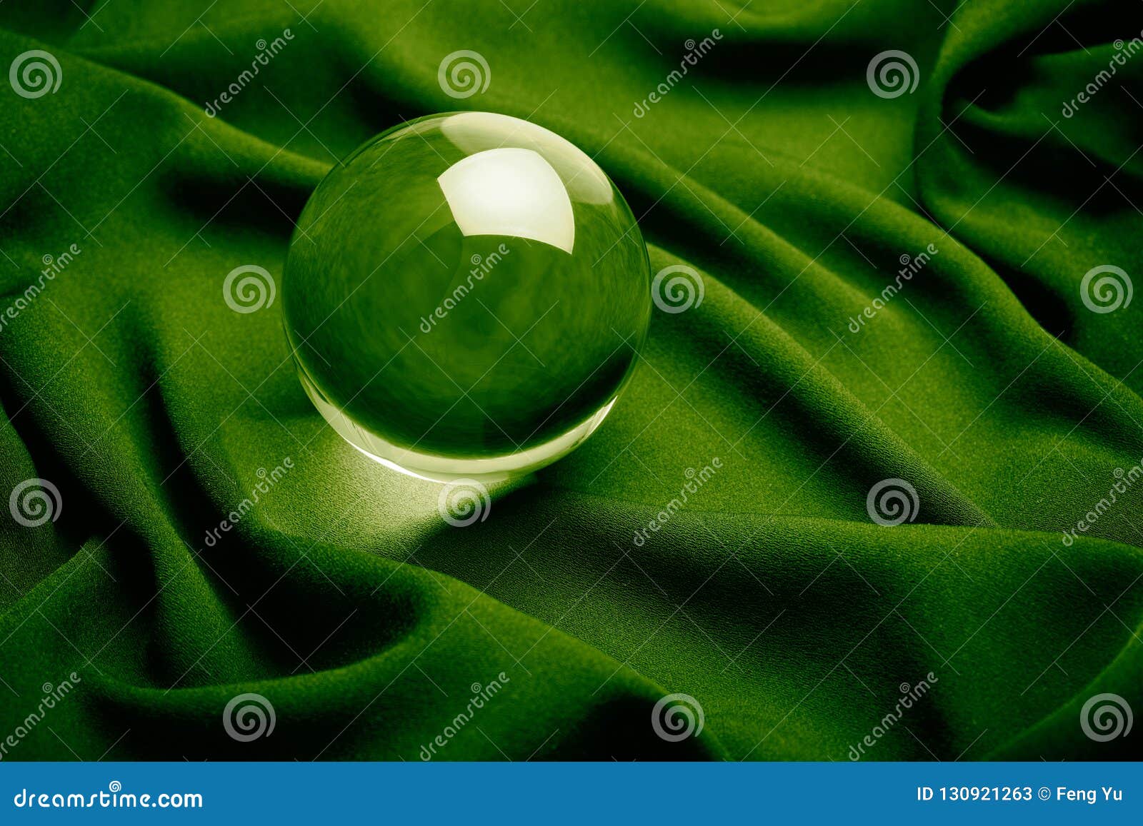 Crystal Ball On Green Stock Image Image Of Mysterious 130921263