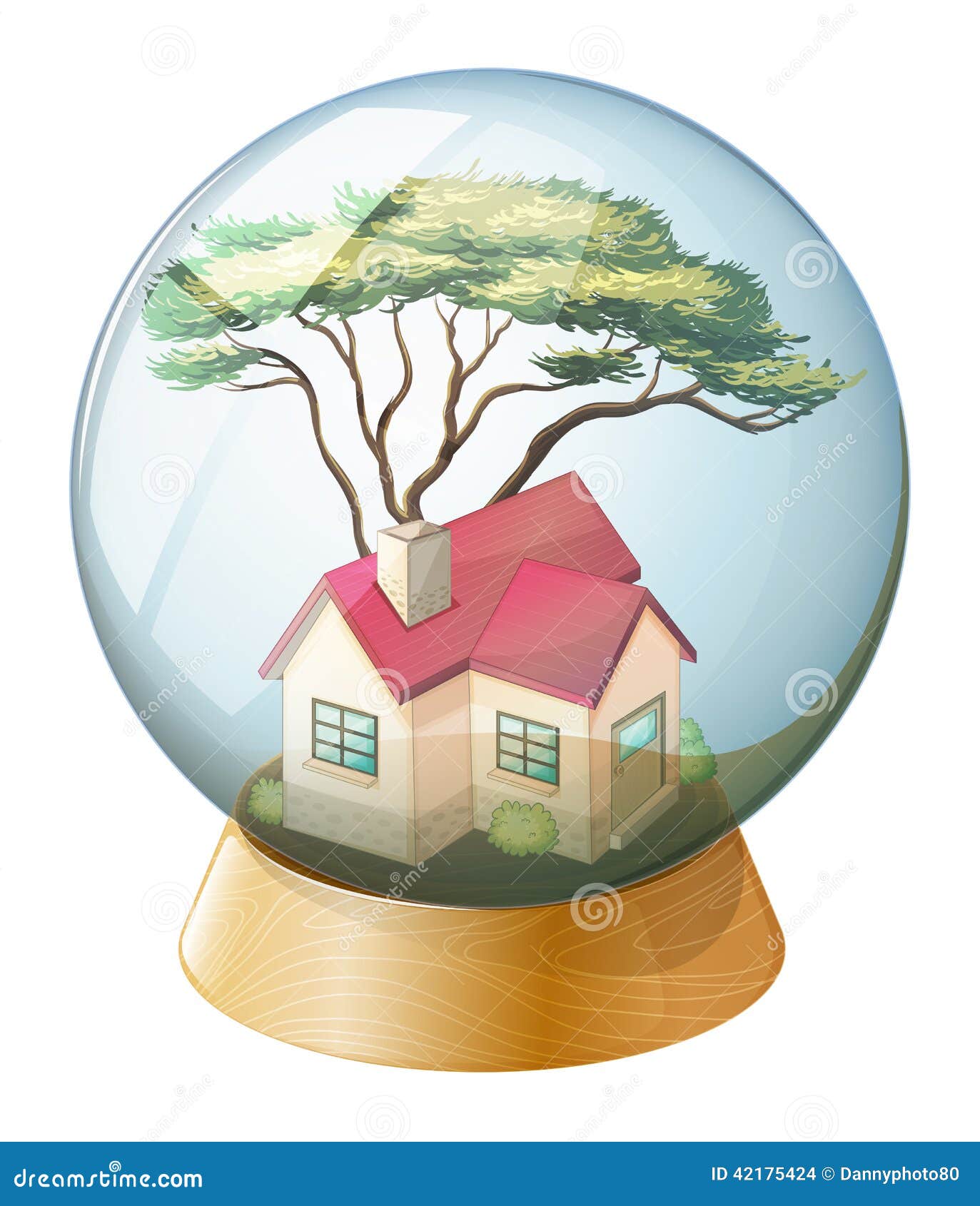 Crystal House Logo. Silhouette Of A House In A Crystal. Cartoon Vector ...