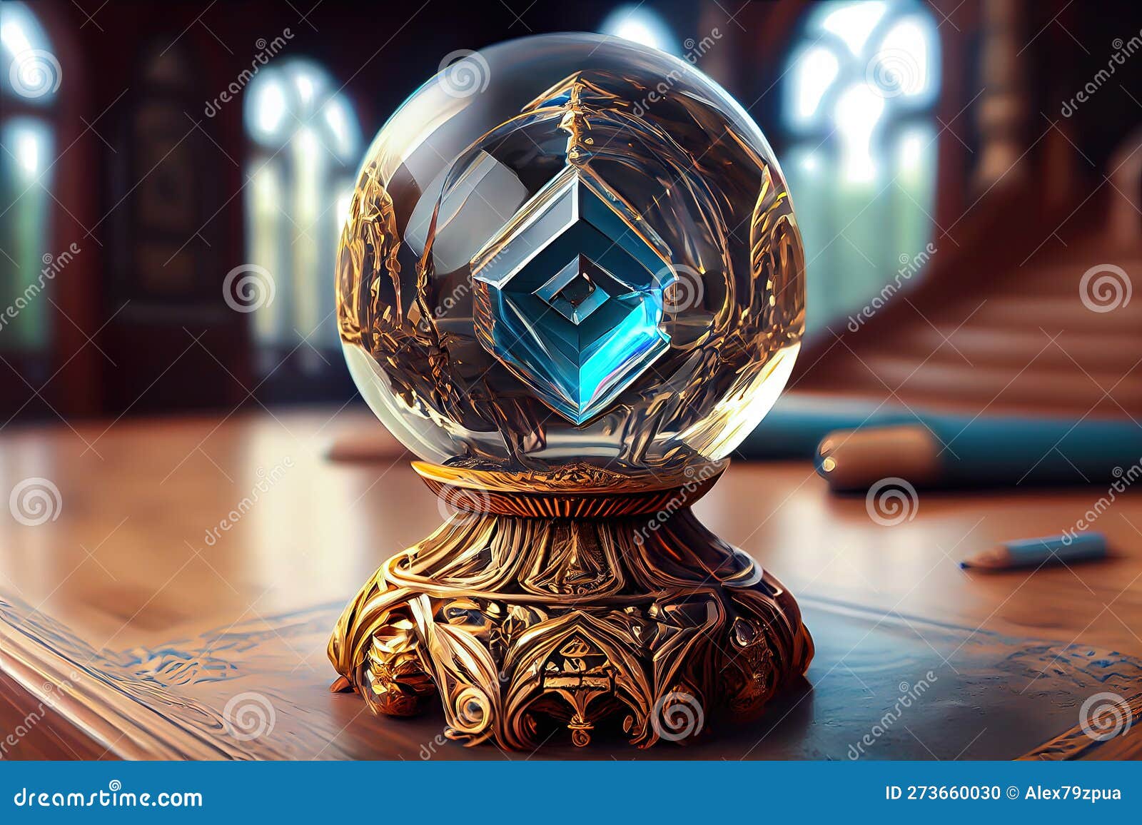 Crystal Ball Oracle: Glimpse into the Future - Generative AI Stock ...