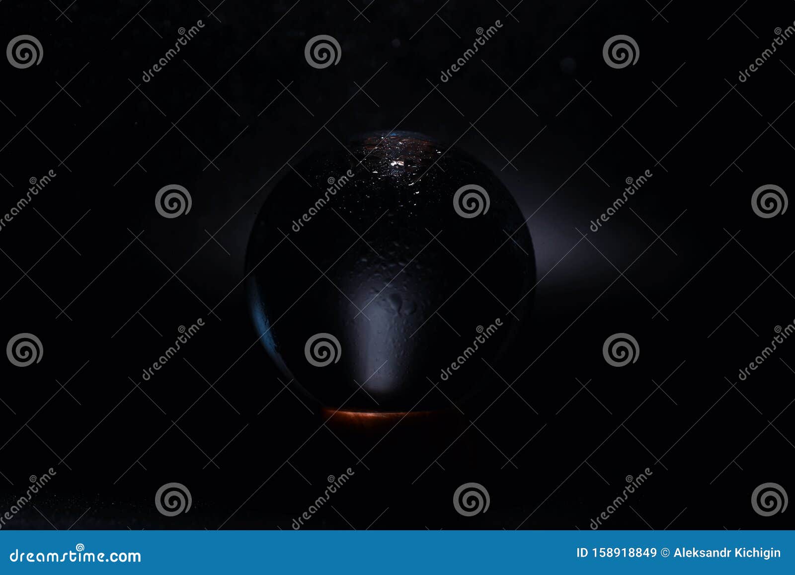 Crystal Ball To Predict the Fate. Guessing for the Future Stock Image ...