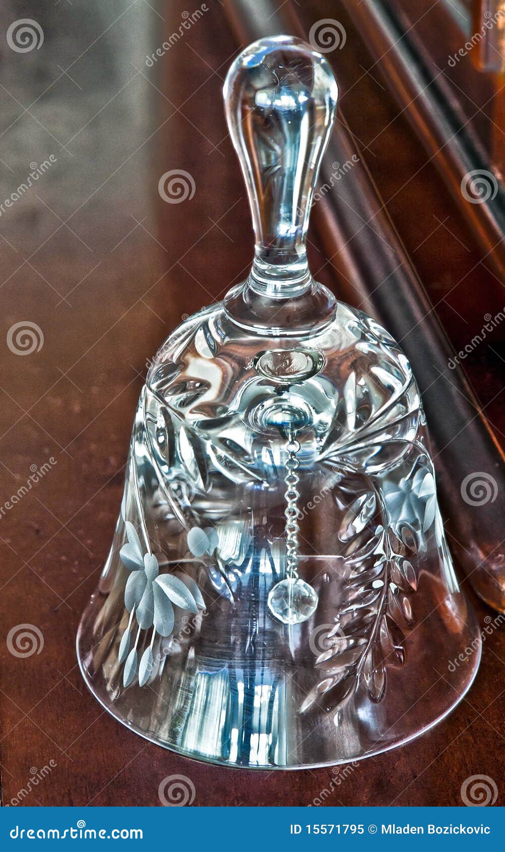 Crystal bell stock image. Image of engaved, valuable - 15571795