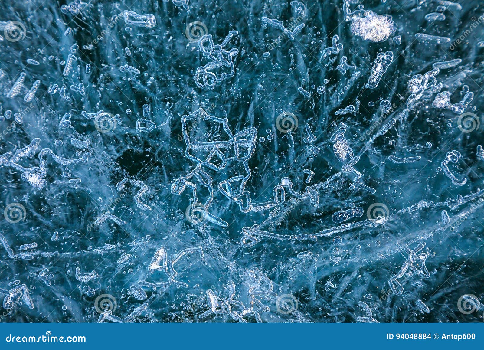 Crystal Blue Ice Background Stock Photo - Image of arctic, natural ...