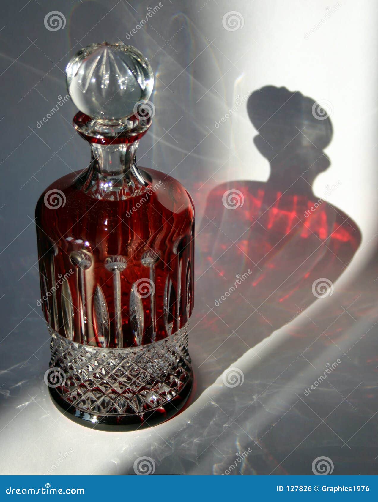 Crystal Bottle stock photo. Image of crystal, reflection - 127826
