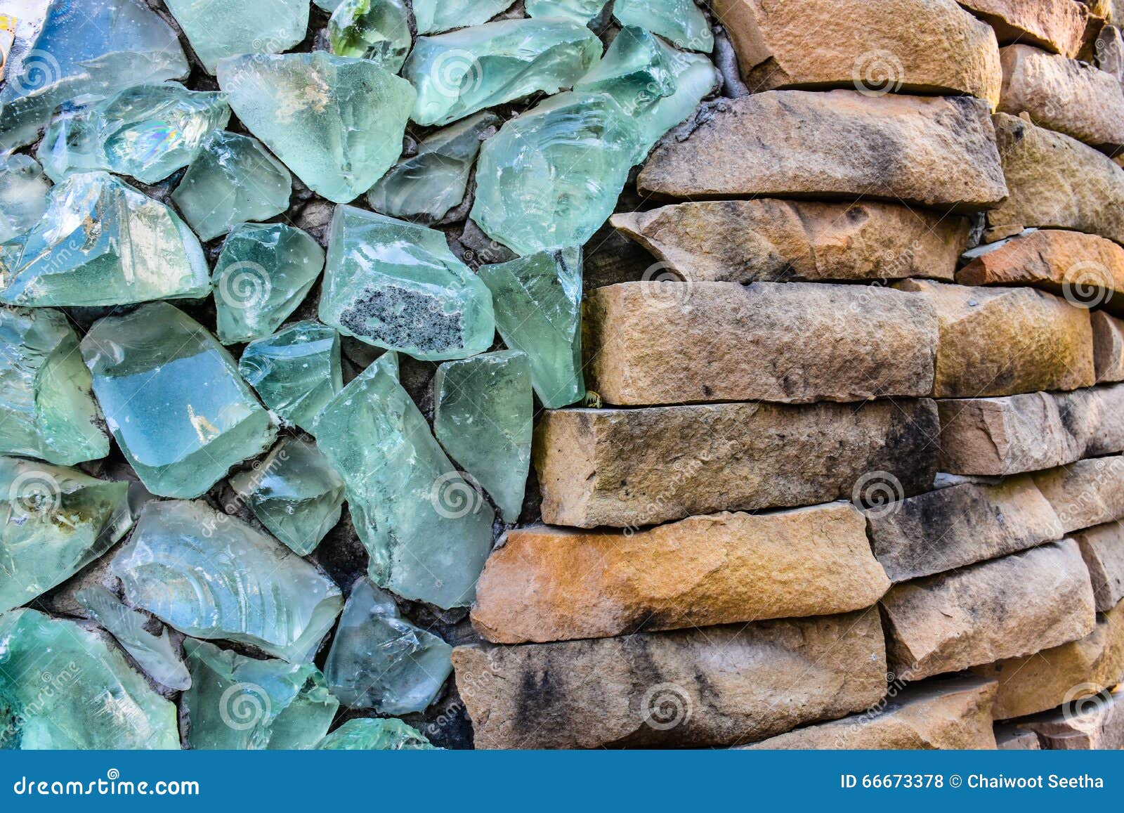 Crystal And Brick Texture Comparison Royalty-Free Stock Image ...