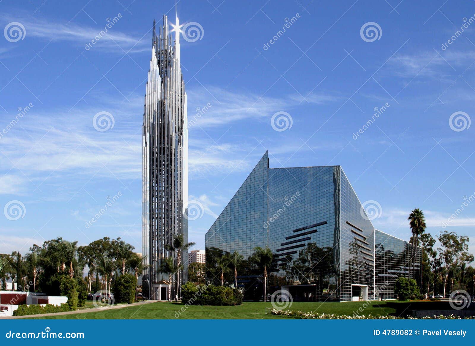 Crystal Cathedral in California Stock Photo - Image of cathedral ...