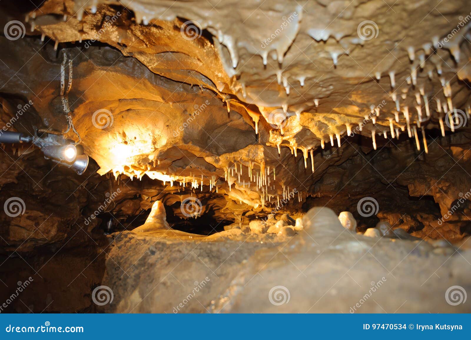 Crystal Cave horizontal stock photo. Image of limestone - 97470534