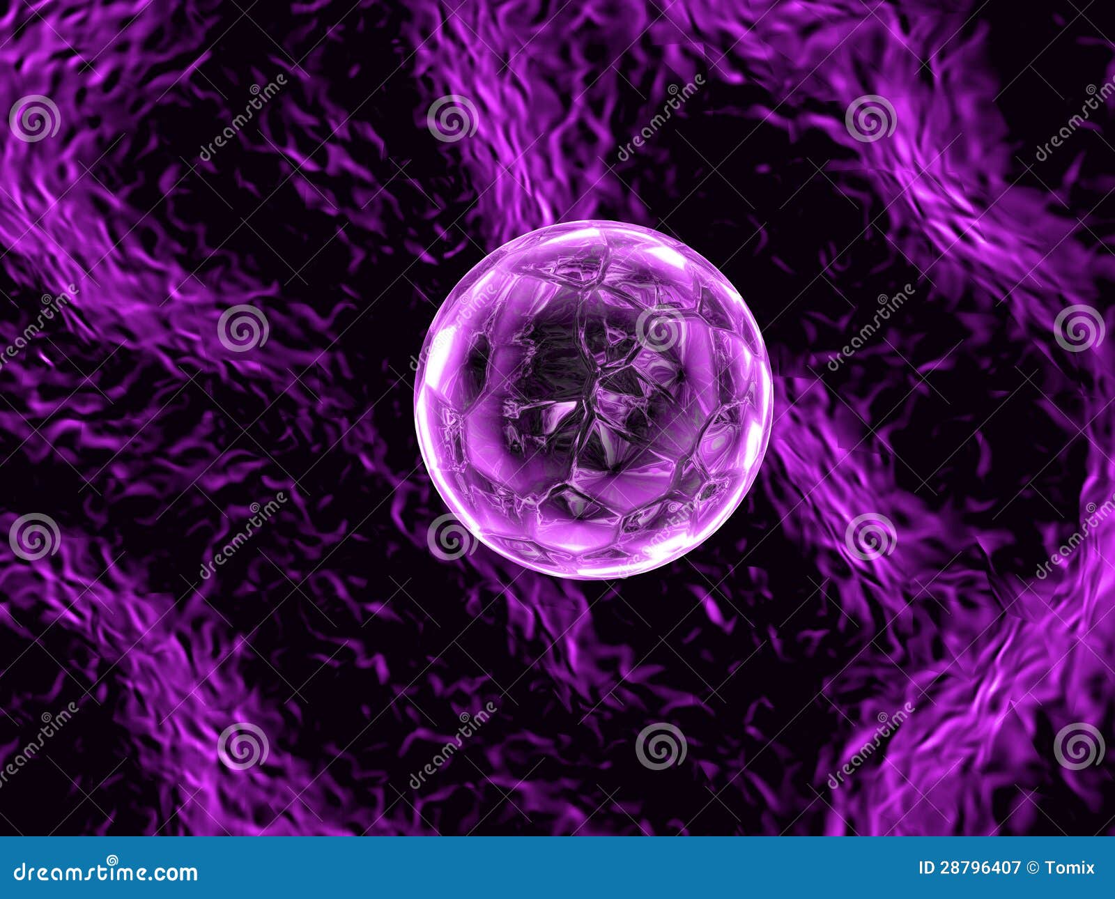 Crystal cell stock illustration. Illustration of epidemic - 28796407