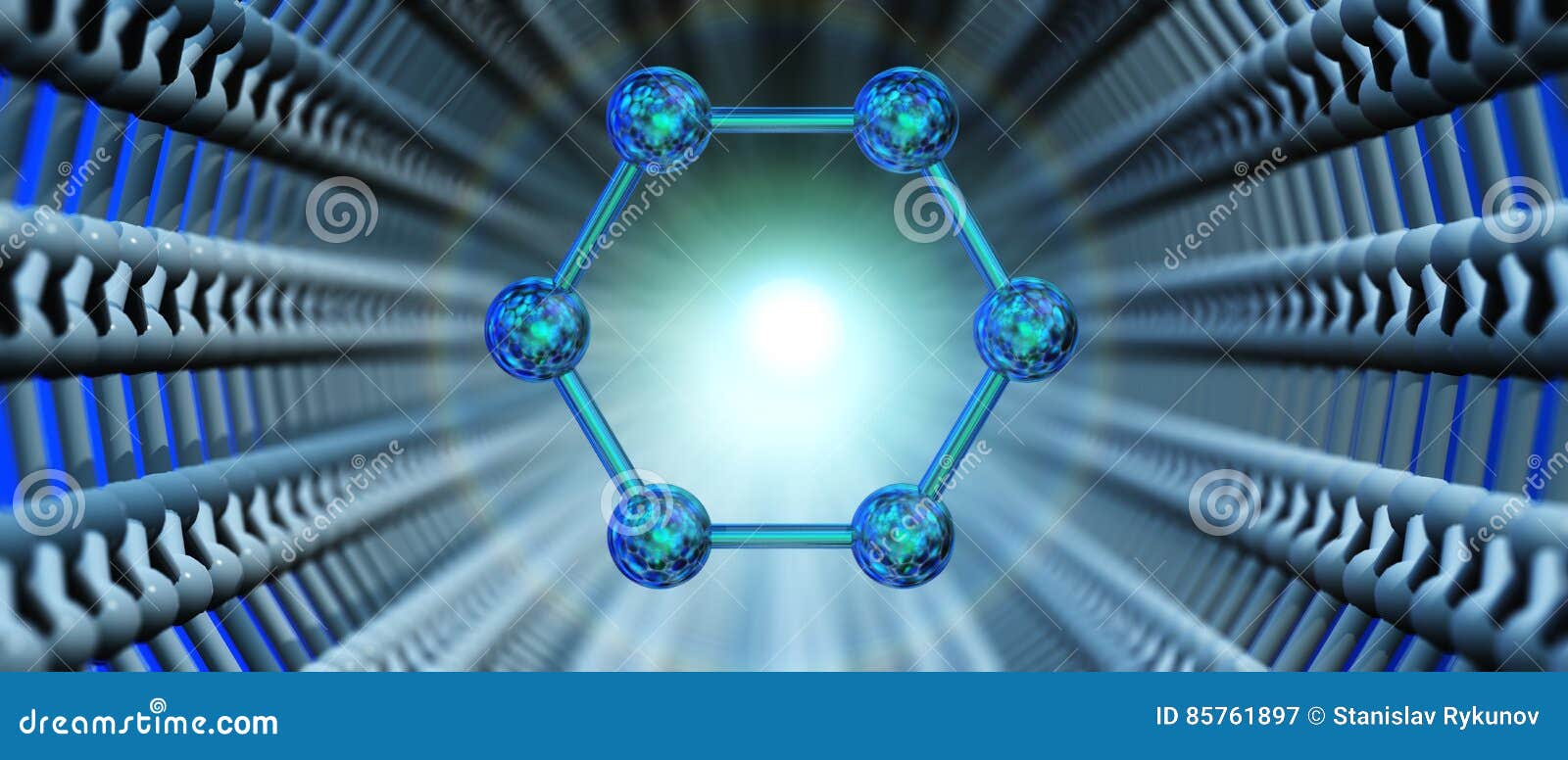 Crystal cell stock illustration. Illustration of blue - 85761897