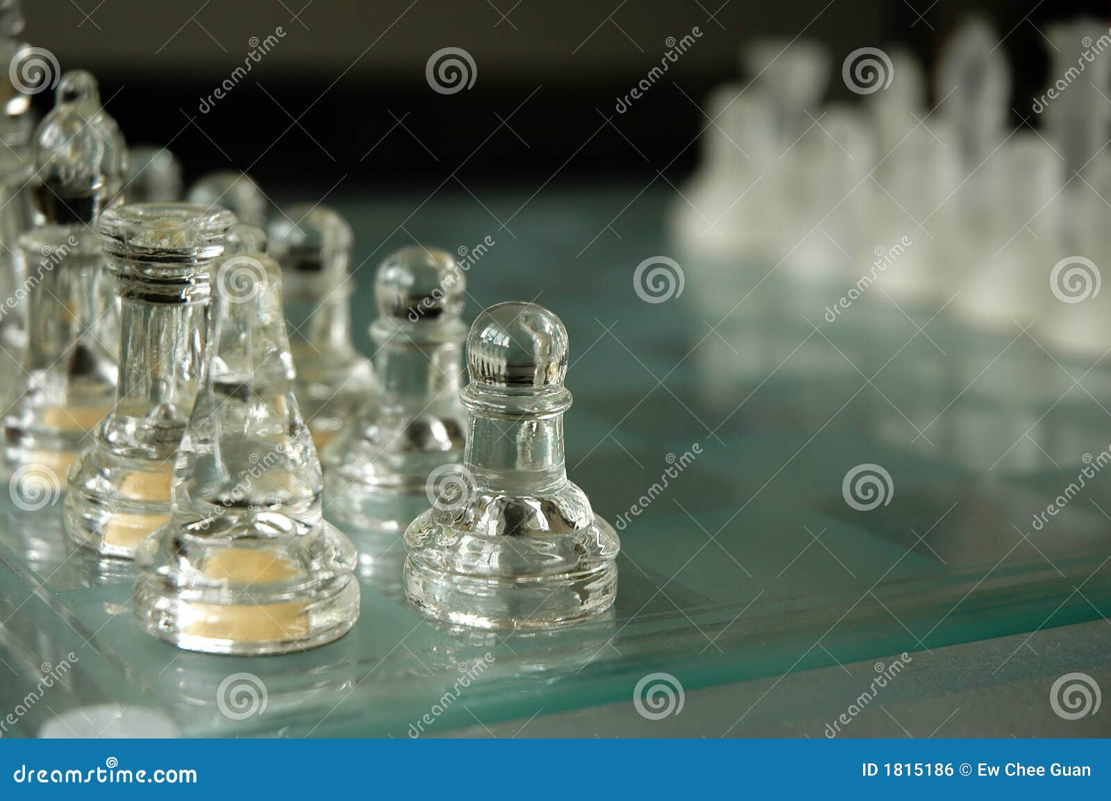 Crystal chess stock photo. Image of pawn, glass, king - 1815186