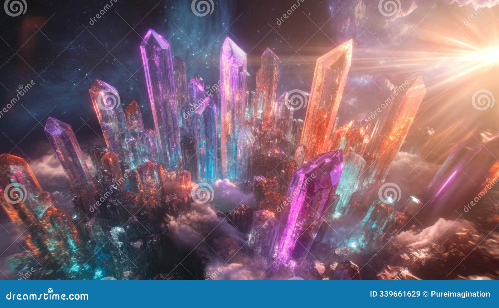 Crystal Rays Of Light, Prism Refraction, Lens Flare, Crystal Glass ...