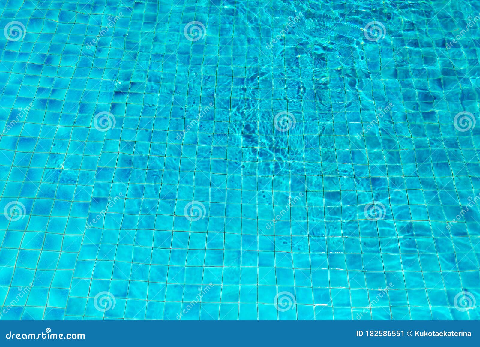 Crystal Clear Blue Water in the Pool Stock Image - Image of color ...
